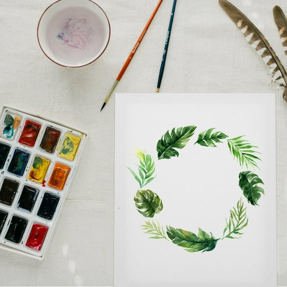 ADDHAT 2Pcs Canvas Stretcher Frame for Art Students in White Cotton ...