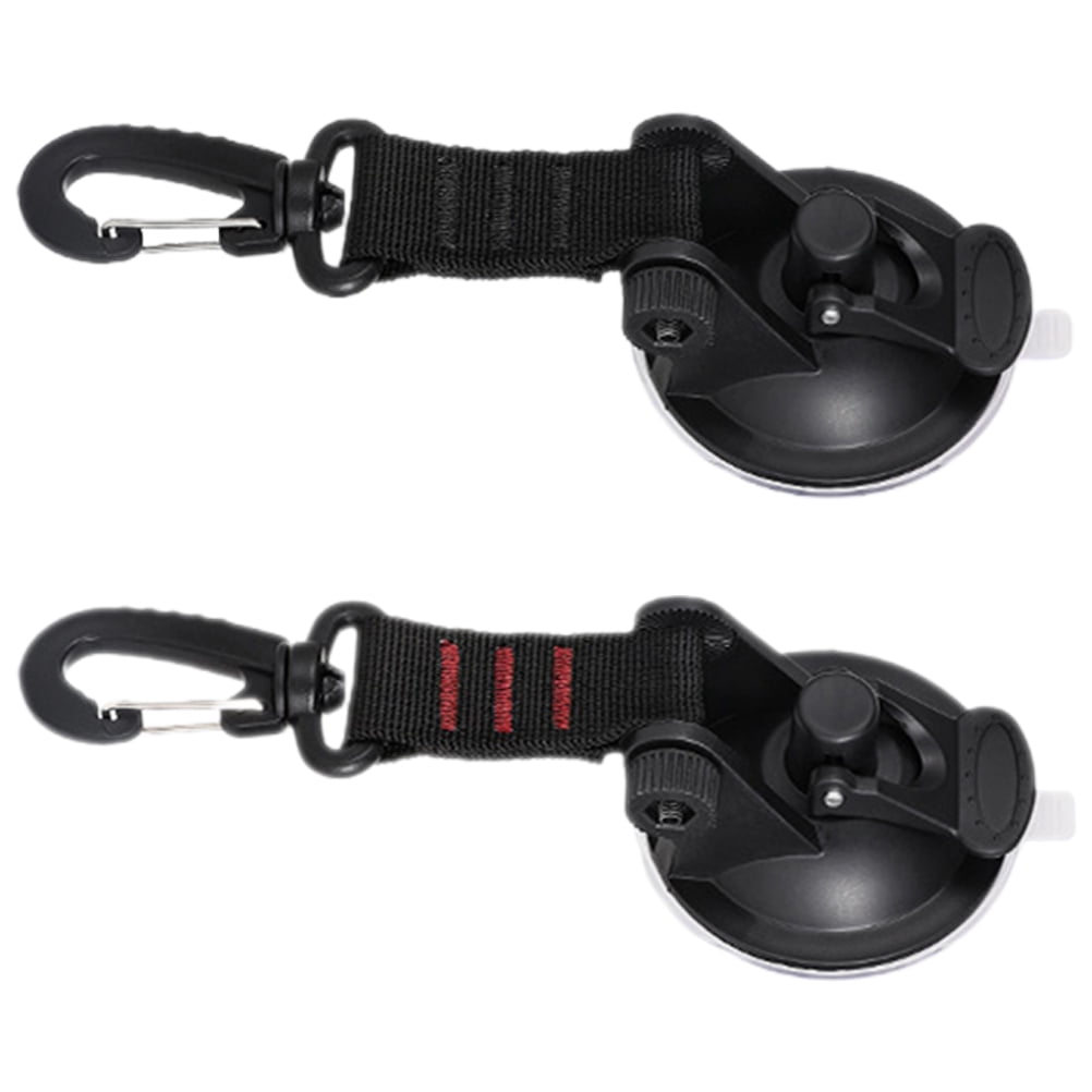 ADDHAT 2Pcs Suction Cup Hooks For Windows Adjustable Hanger For Car ...