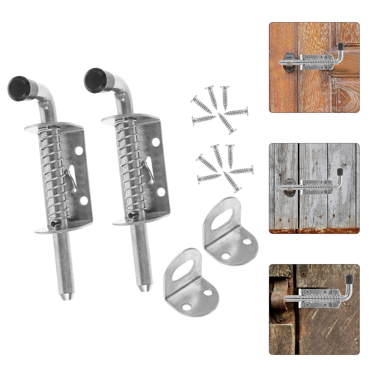 ADDHAT 2Sets Gate Latches Outdoor Heavy Duty for Door and Window ...