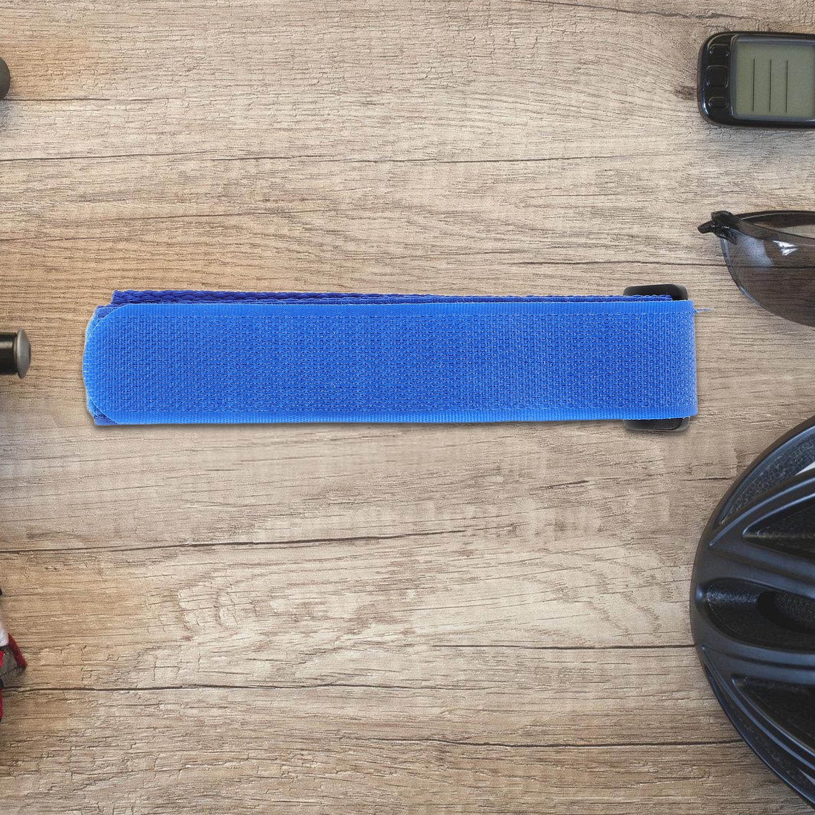 ADDHAT Bicycle Binders Blue Nylon Nonslip Quick Fastening Adjustable ...