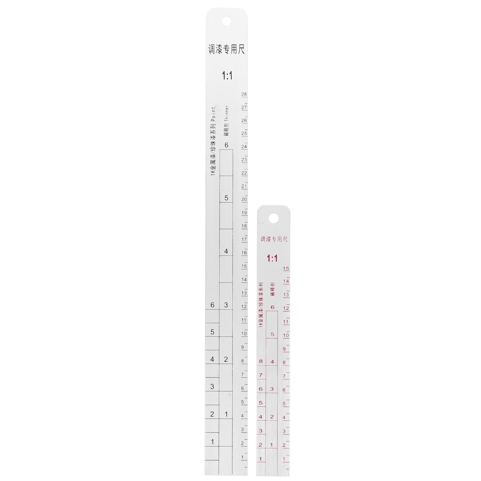 ADDHAT Vehicle Paint Ruler, Stainless Steel, Accurate Measurement Tool ...