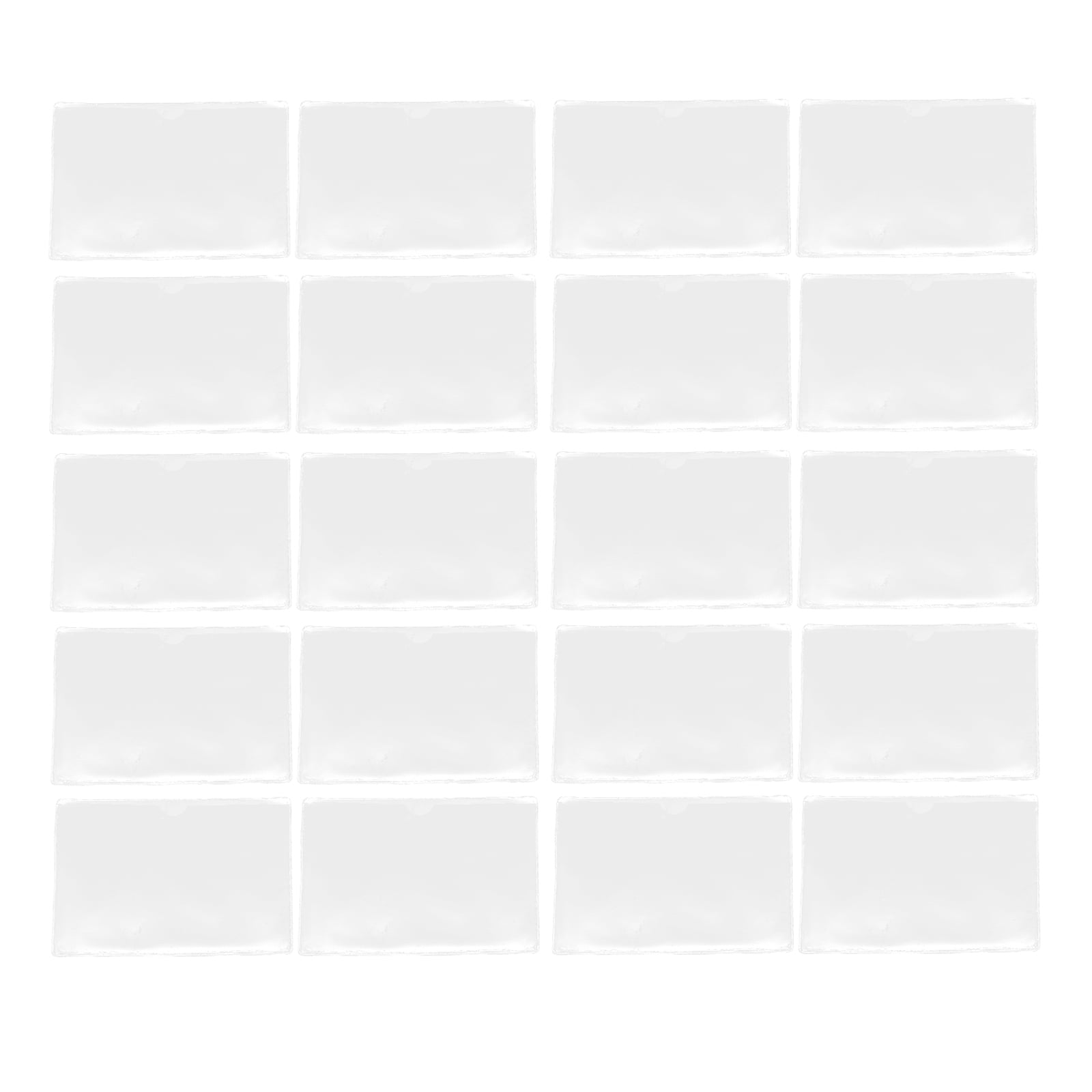 ADDHAT Durable PVC Material Card Pouches, Transparent, Stick Anywhere ...