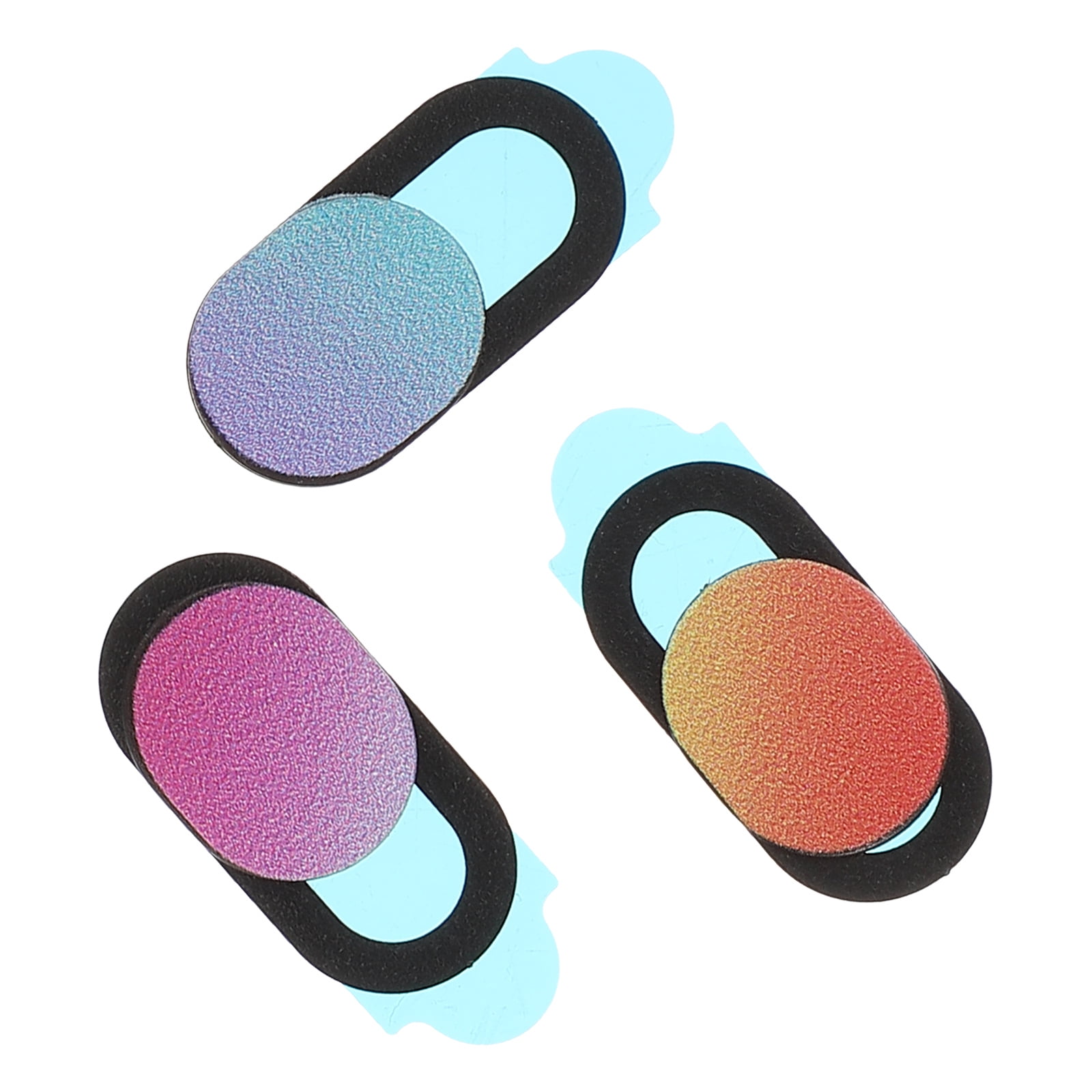 ADDHAT 3Pcs Computer Camera Cover Privacy Caps Assorted Colors Compact ...