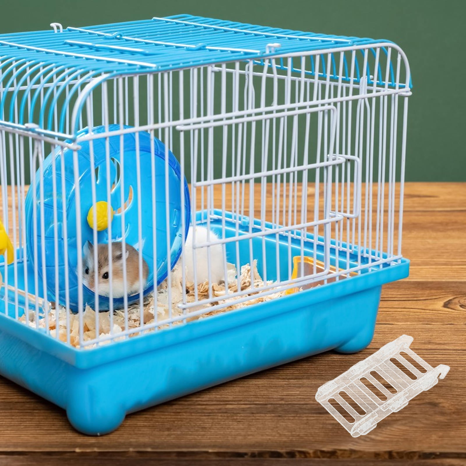 ADDHAT 3Pcs Hamster Game Toy Acrylic Transparent Square Ladder for Cage ...