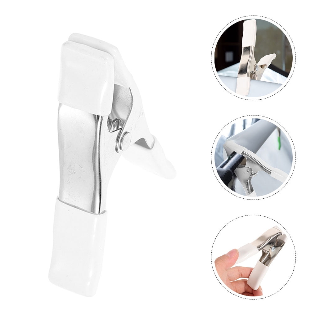 ADDHAT 3Pcs Heavy Duty A-Shape Iron PVC Mini Spring Clamps for ...