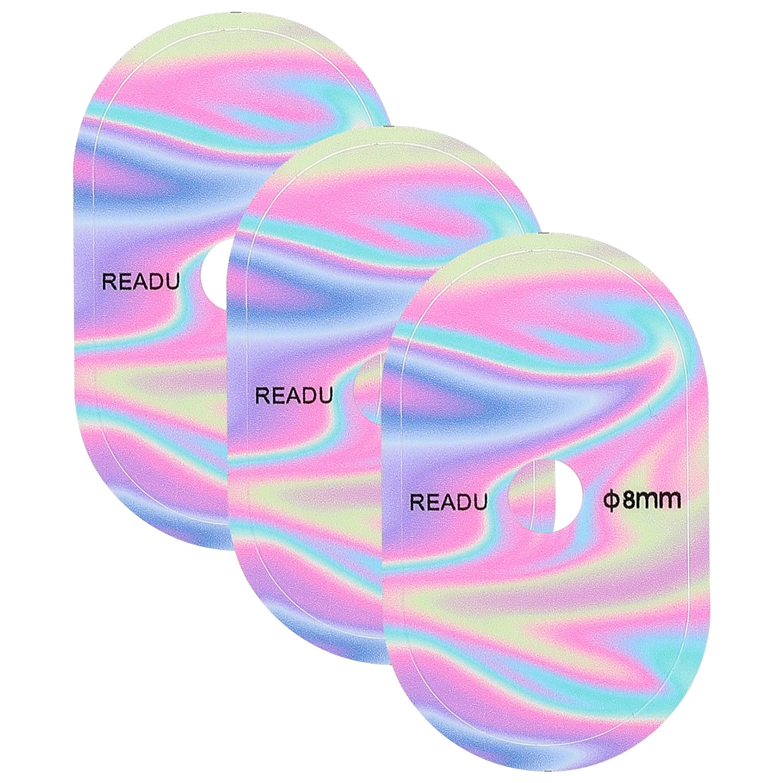 ADDHAT 3Sheets Multi Rectangular PVC Bike Valve Stickers for Mountain ...