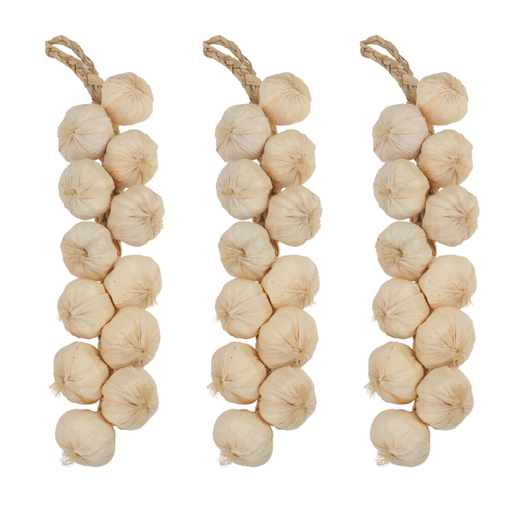 ADDHAT 3pcs Imitation Garlic Hanging Pendant Set, Realistic Photo Props ...