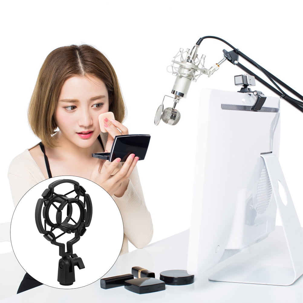 ADDHAT 4-Pack Microphone Holders with Universal Clips, Modern Design ...