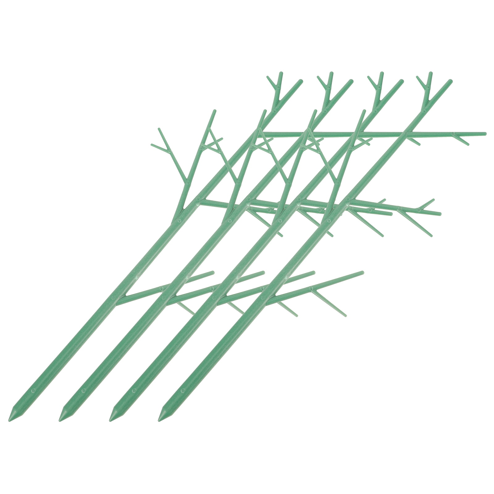 ADDHAT 4Pcs Plant Trellis Climbing Frame for Plants Green Plastic ...