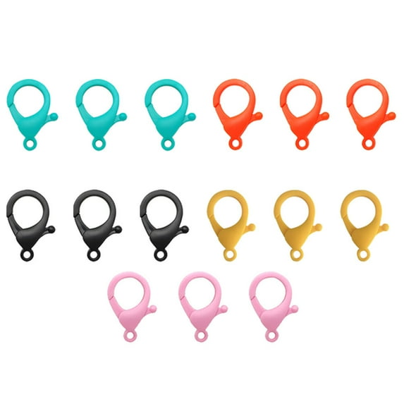 ADDHAT 50pcs Plastic Lobster Clasp Bags Necklace Accessories Jewelry ...