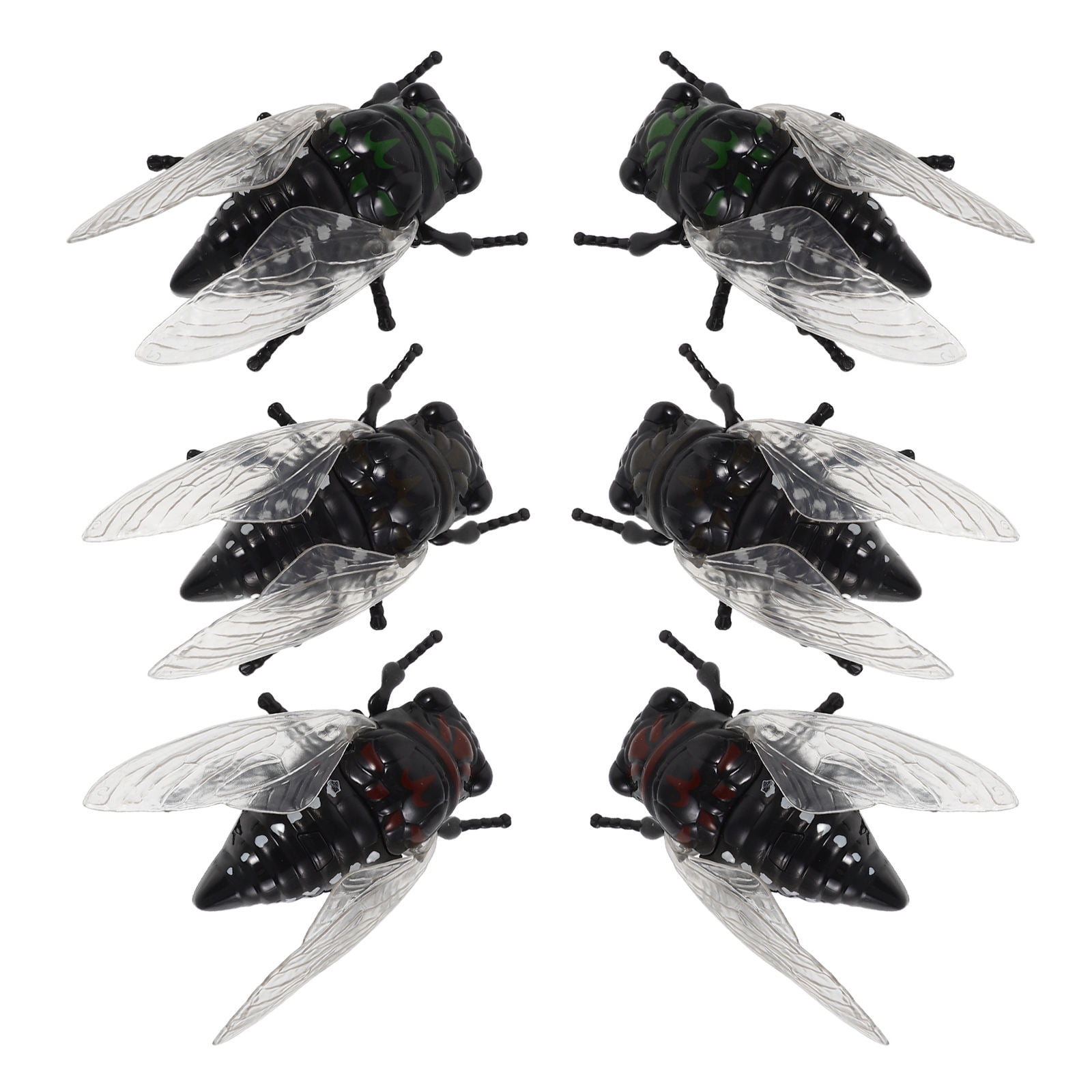 ADDHAT Realistic Insect Figurines Multi Plastic Windup Head and Tail ...