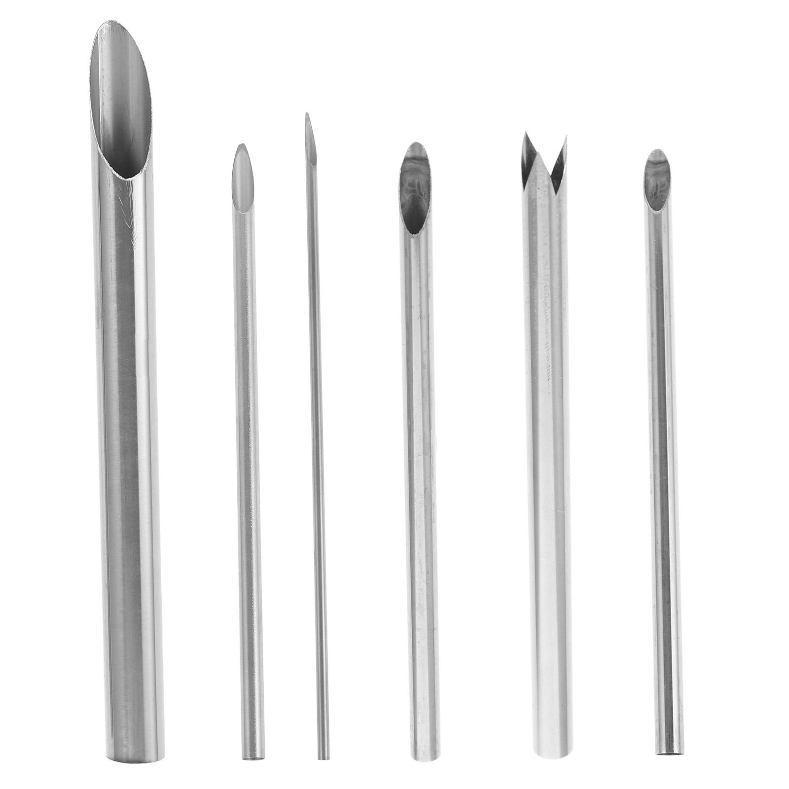 ADDHAT 6Pcs Clay Hole Cutter Craft Hole Puncher for Potters Stainless ...