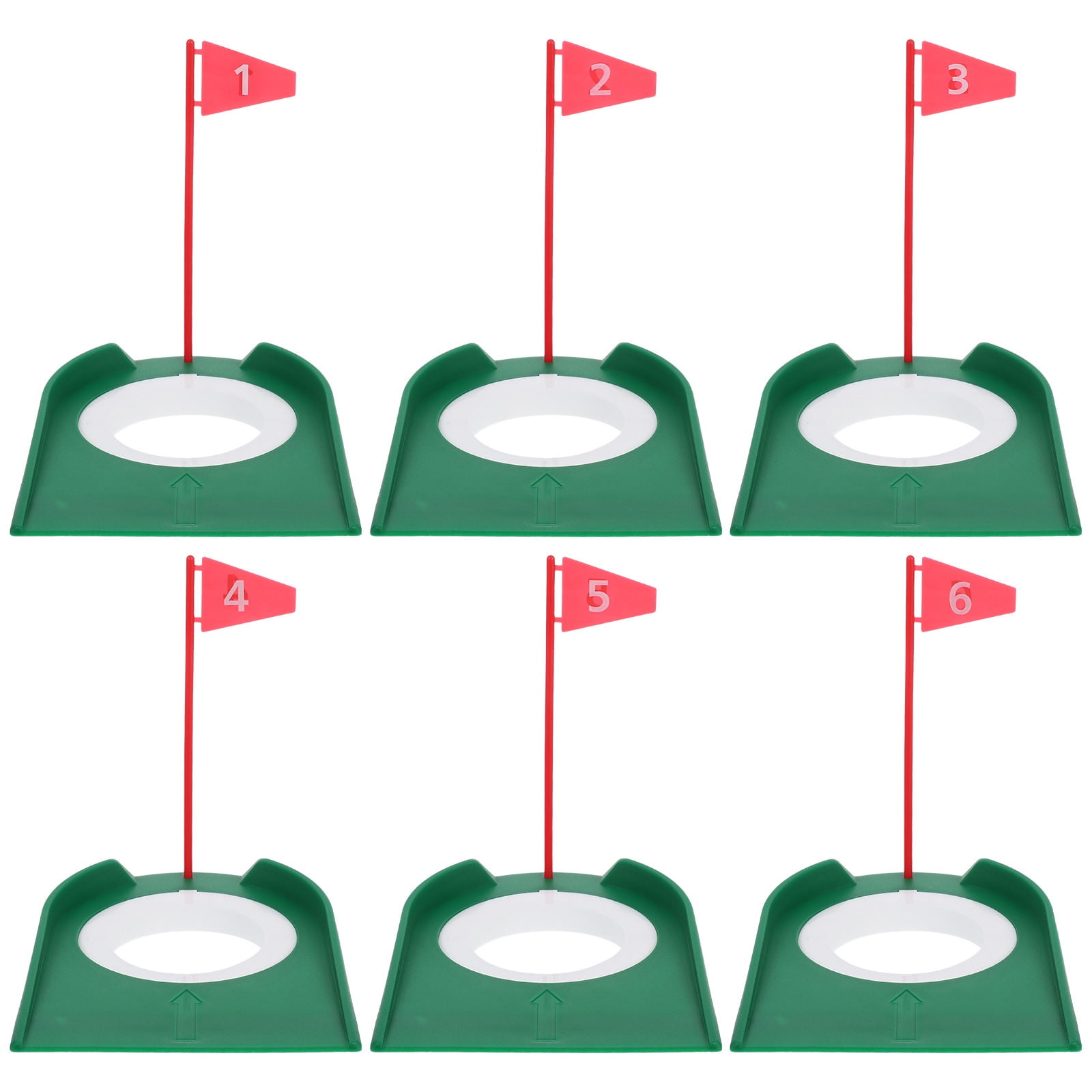 ADDHAT Golf Putting Cup Set Multi-Color Plastic Versatile Training ...