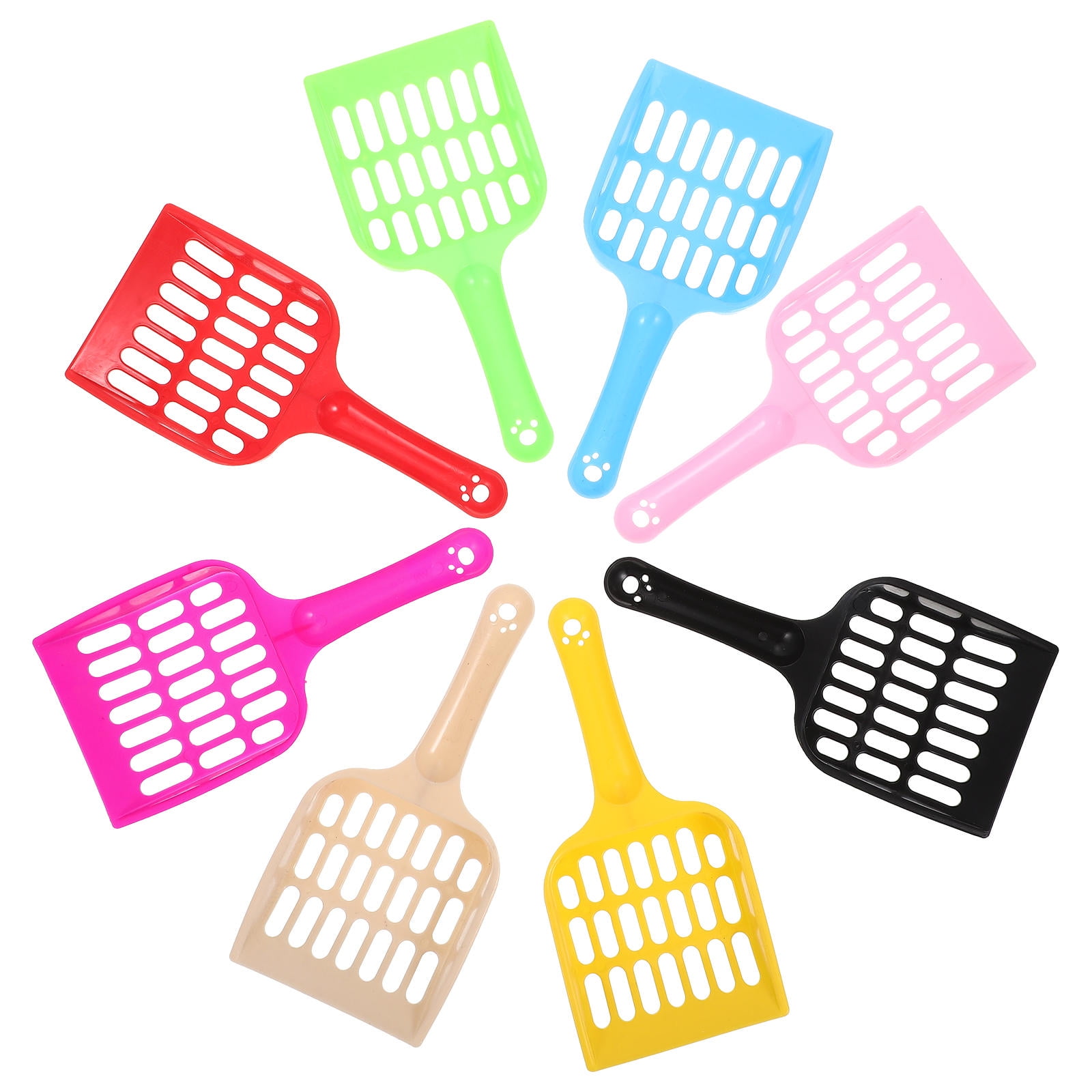 ADDHAT 8Pcs Cat Poop Cleaner Assorted Color Compact Size for Home ...