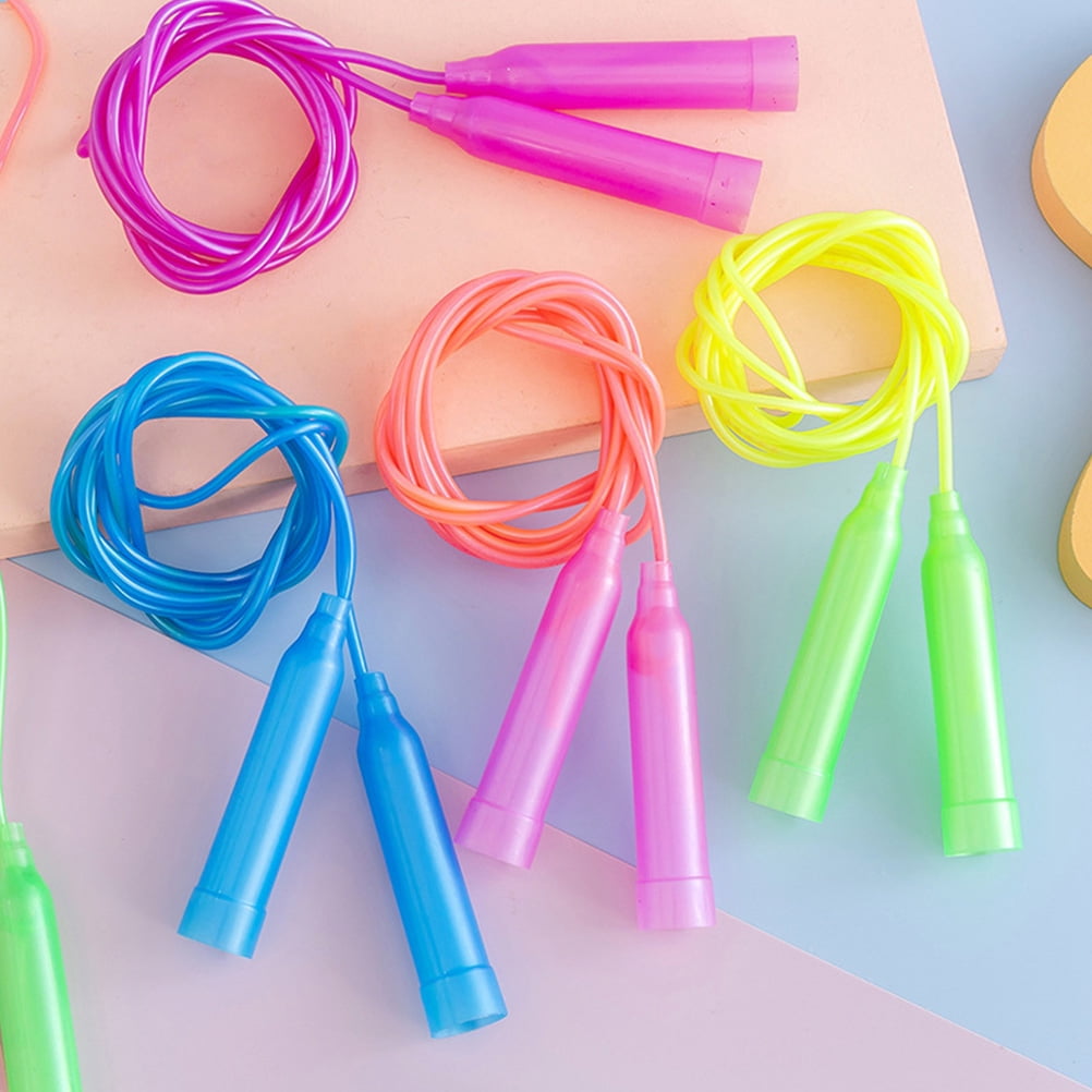 ADDHAT Assorted Color Jump Ropes with Plastic Handles for Outdoor ...