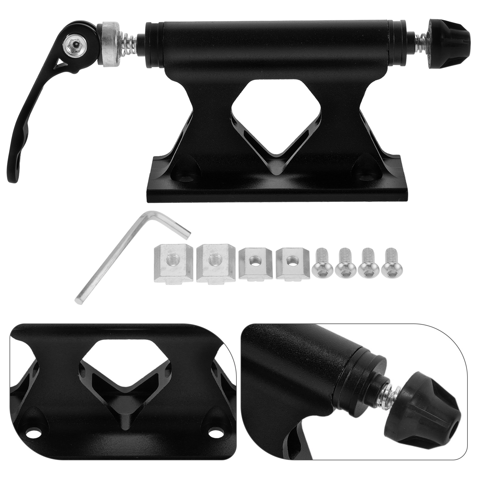 ADDHAT Aluminum Alloy Bicycle Fork Mount 1Set Stability Clamp Design ...