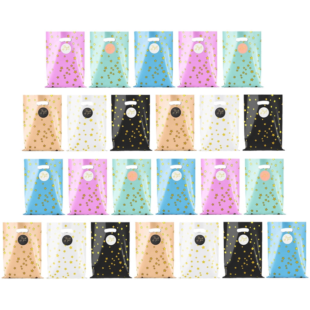 ADDHAT Assorted Color Handheld Present Pouch Party Bags for Birthday ...