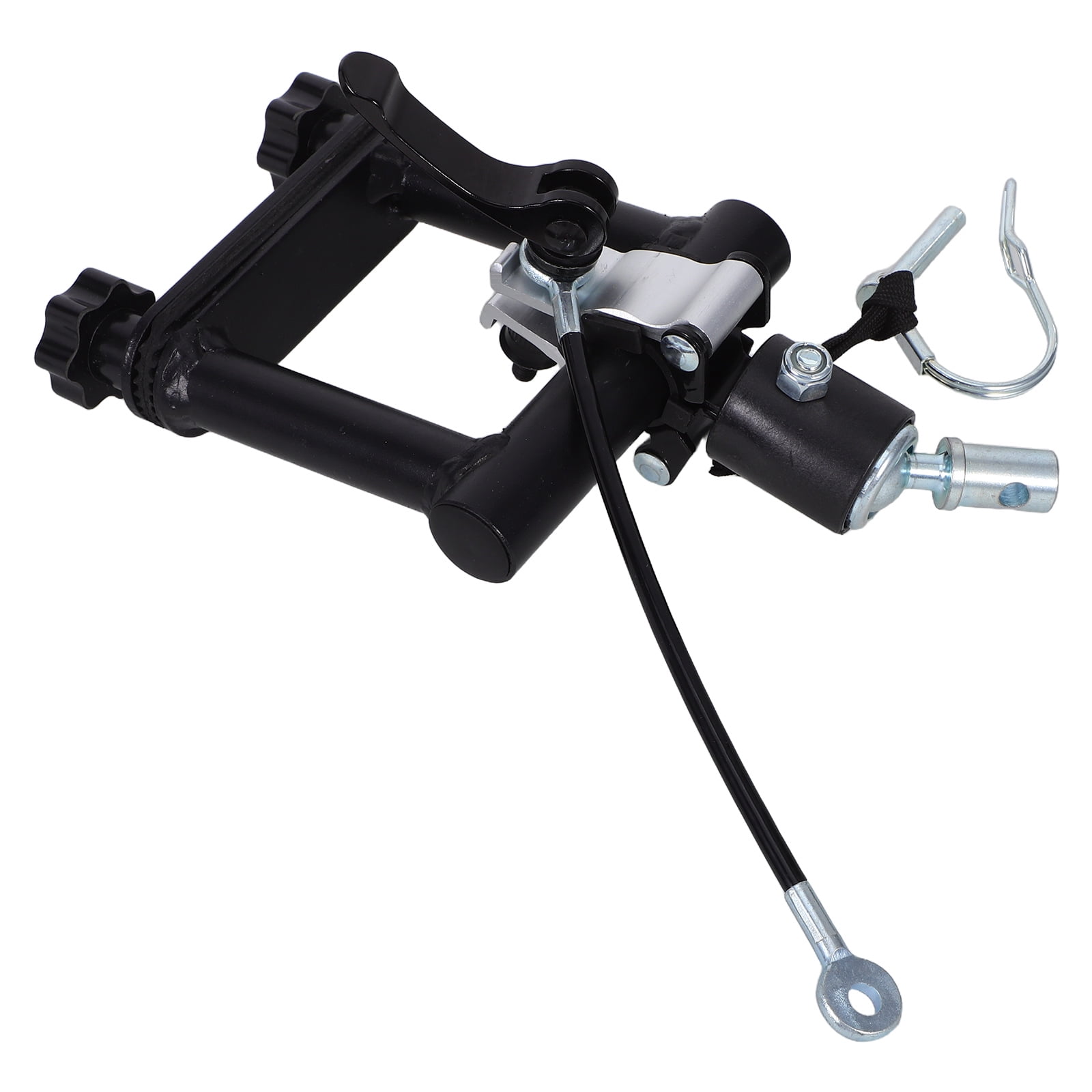 ADDHAT Bike Trailer Hitch Connector in Black Metal and Plastic, Quick ...