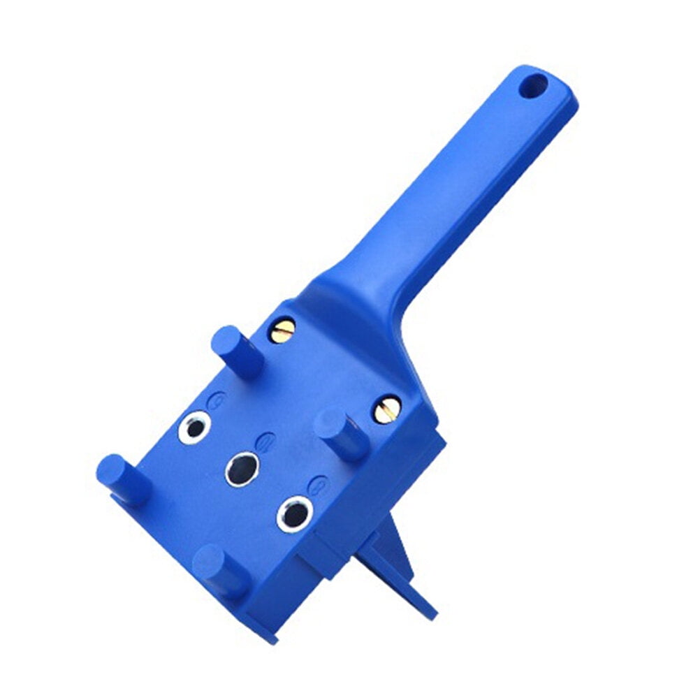 ADDHAT Woodworking Drilling Locator Blue ABS Plastic For Carpenters ...