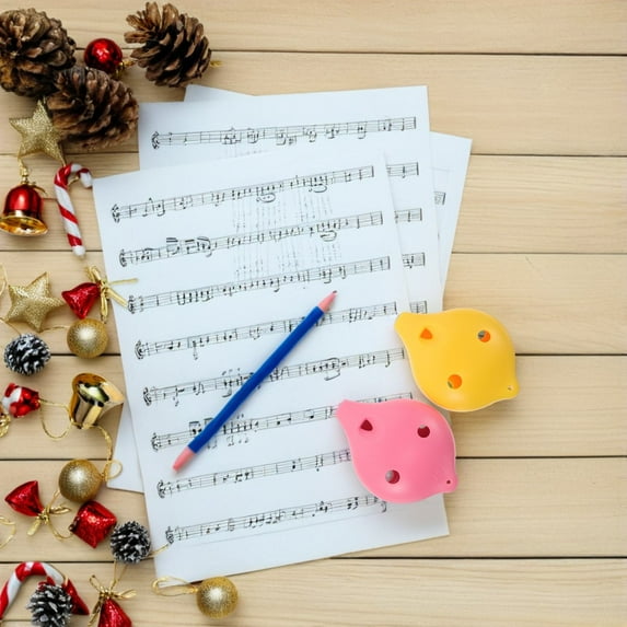 ADDHAT Ocarina Instrument Ceramic Musical Wind Instrument Assorted ...