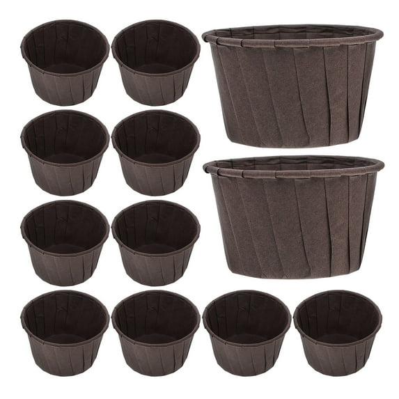 ADDHAT Coffee Cup Mold Paper Cupcake Liners for Baking 50pcs Adorable ...