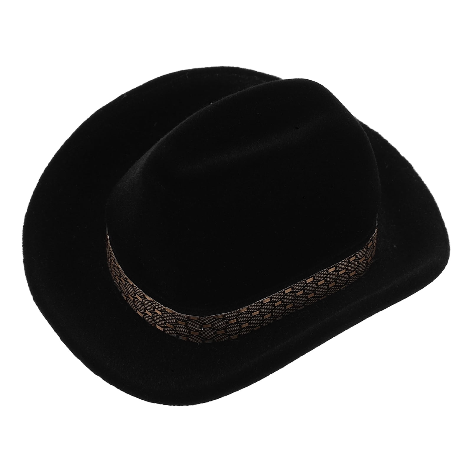 ADDHAT Cowboy Hat Necklace Box 1Pack Flocking for Wedding Engagement ...