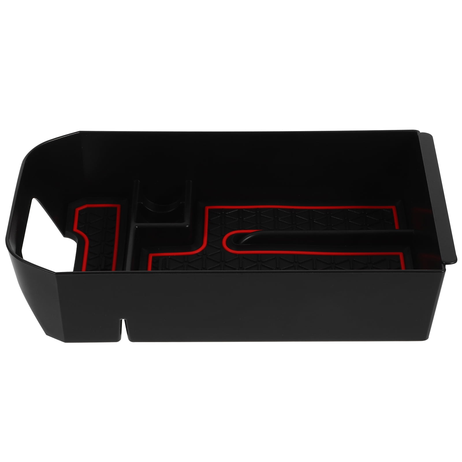 ADDHAT Red PP Dashboard Organizer Box - Center Console Storage for Car ...