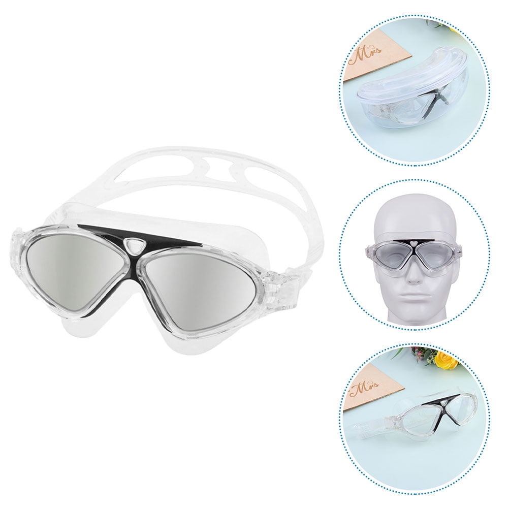 ADDHAT Electroplated Swimming Goggles with Comfortable Fit and Assorted ...