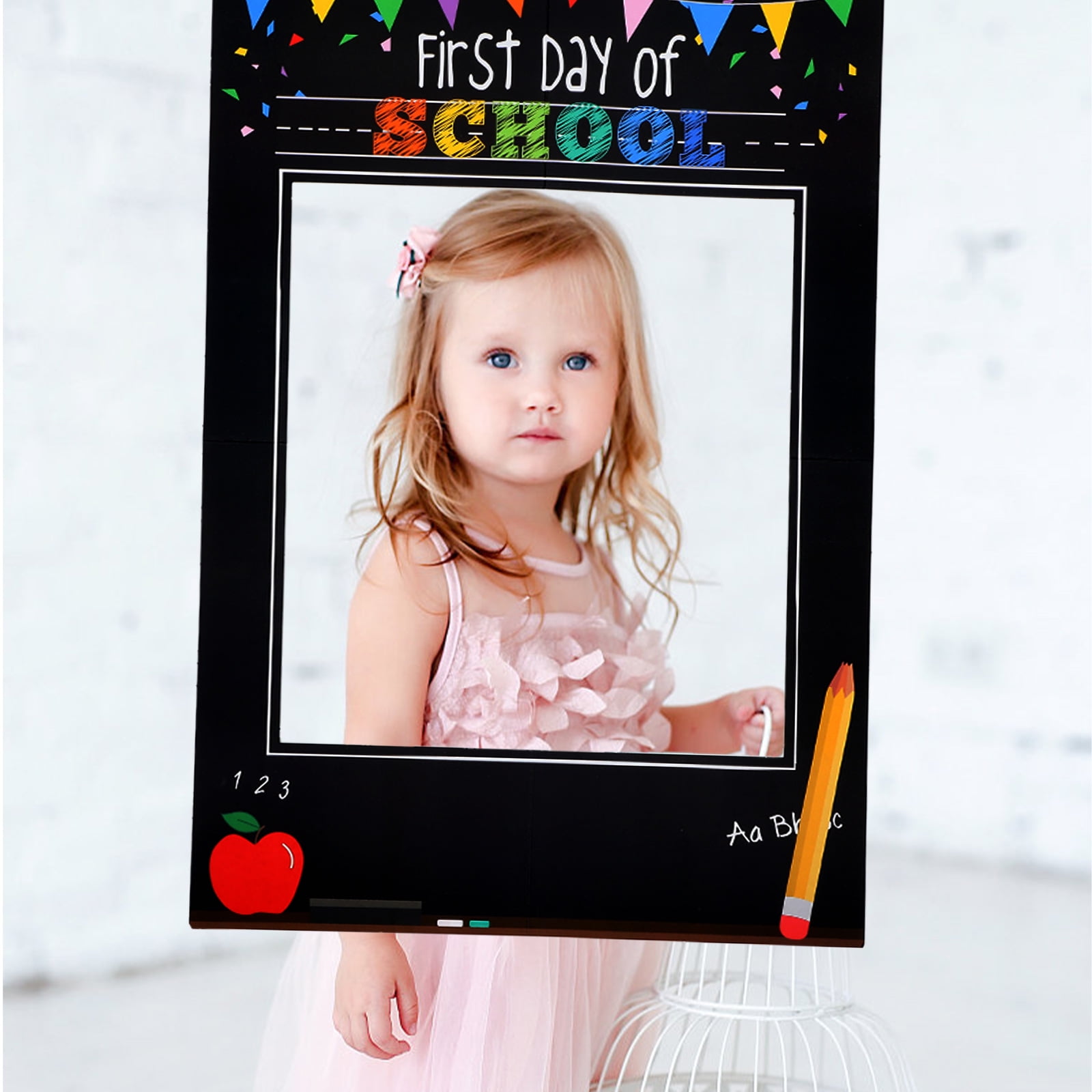 ADDHAT First Day of School Frame Cutout Photo Props for Selfie ...