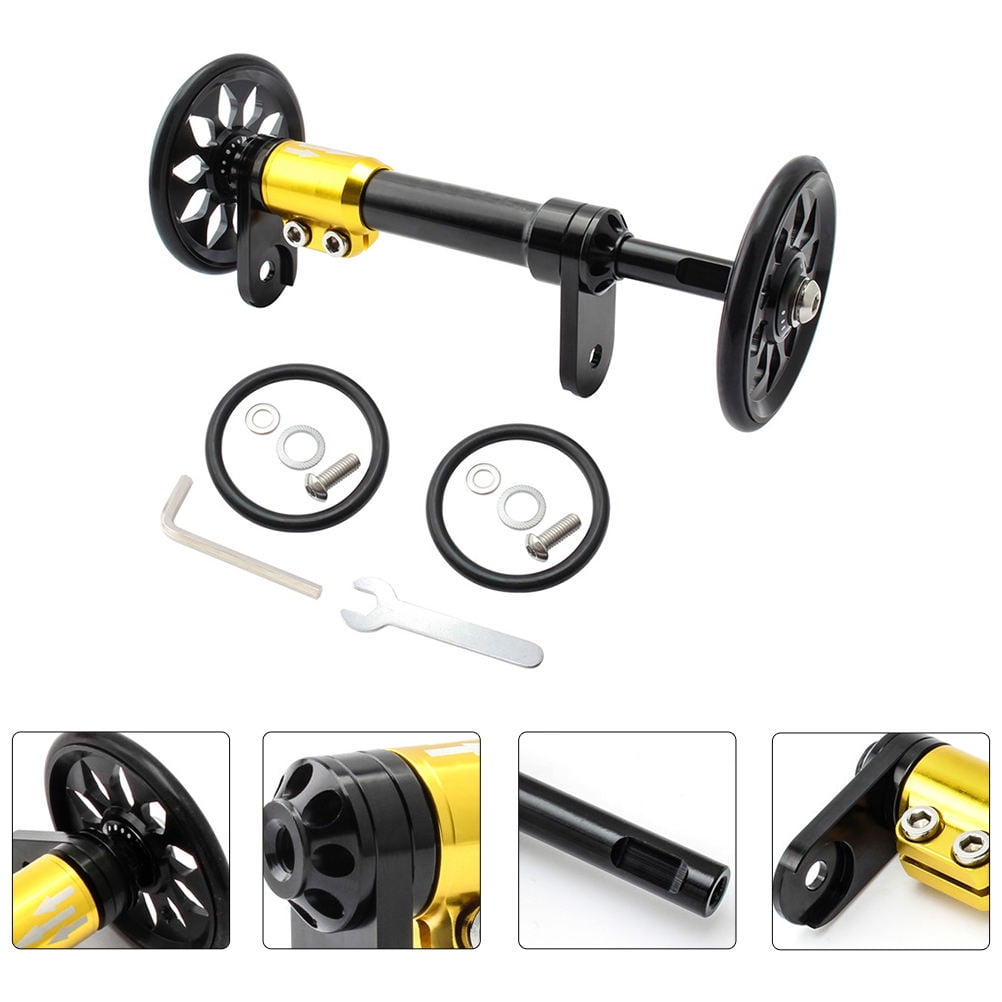 ADDHAT Bike Telescopic Handlebar Aluminum Alloy Easy Install Wheel Bar ...