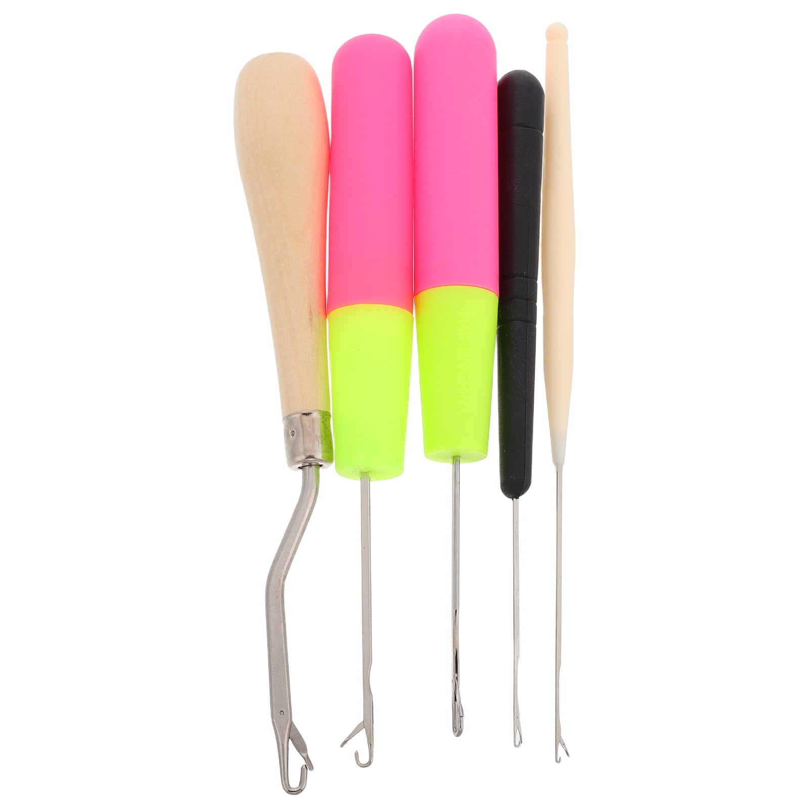 ADDHAT Hair Crochet Hook Set 5Pcs For Braids And Dreadlocks Creation ...