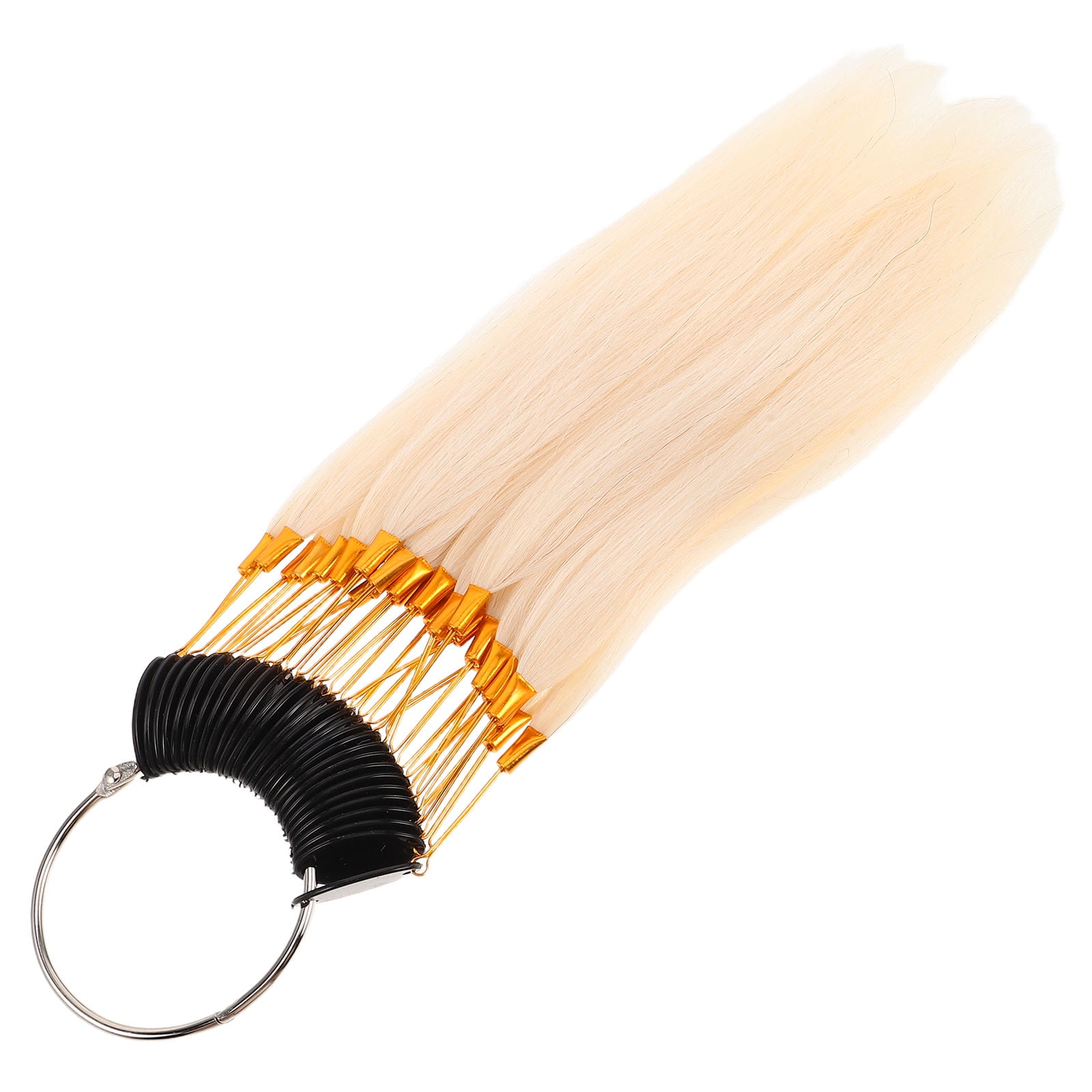 ADDHAT Human White Hair for Salon Practice, Real Hair Wig for Coloring ...