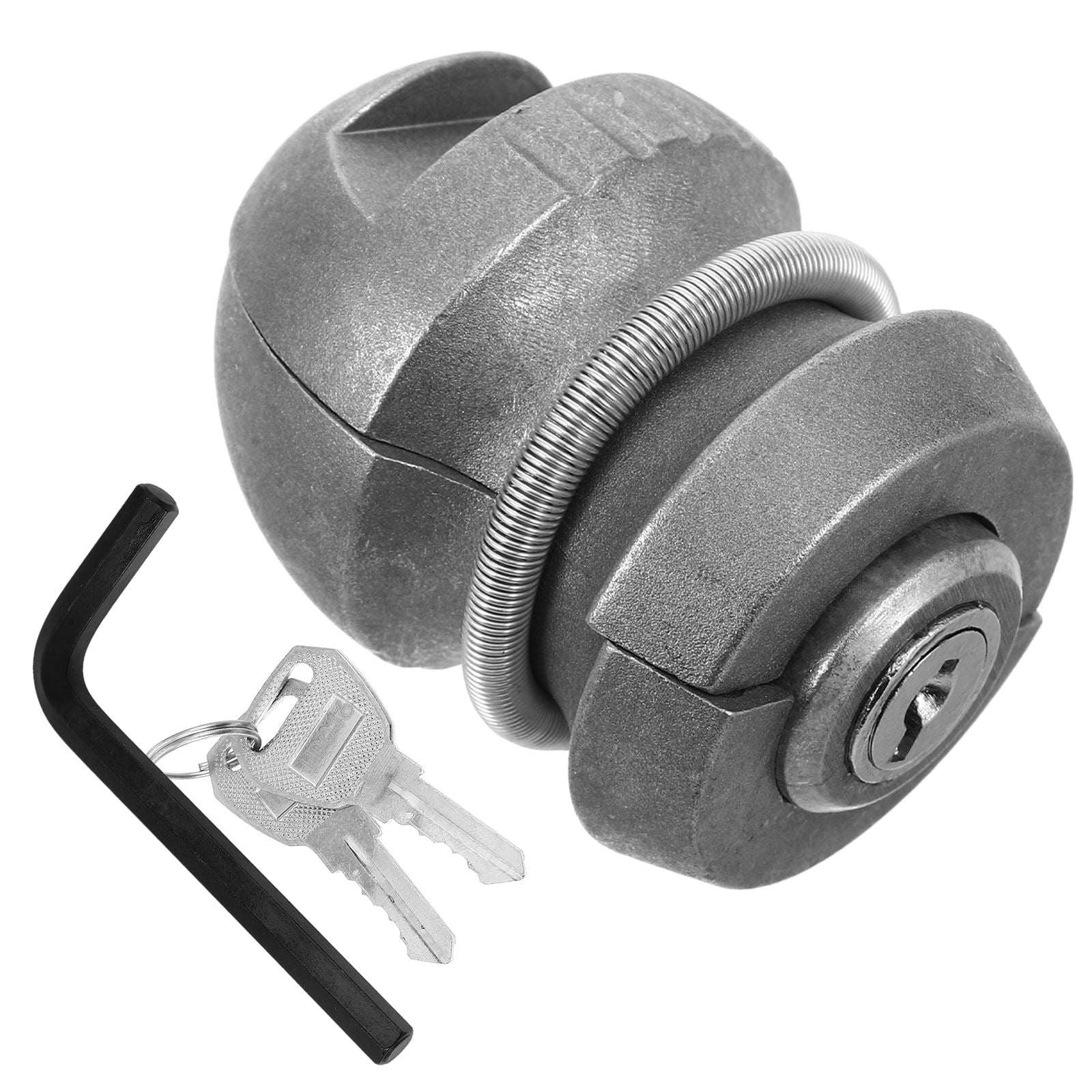 ADDHAT Heavy Duty Trailer Coupler Lock 1Set Iron for Towing and ...