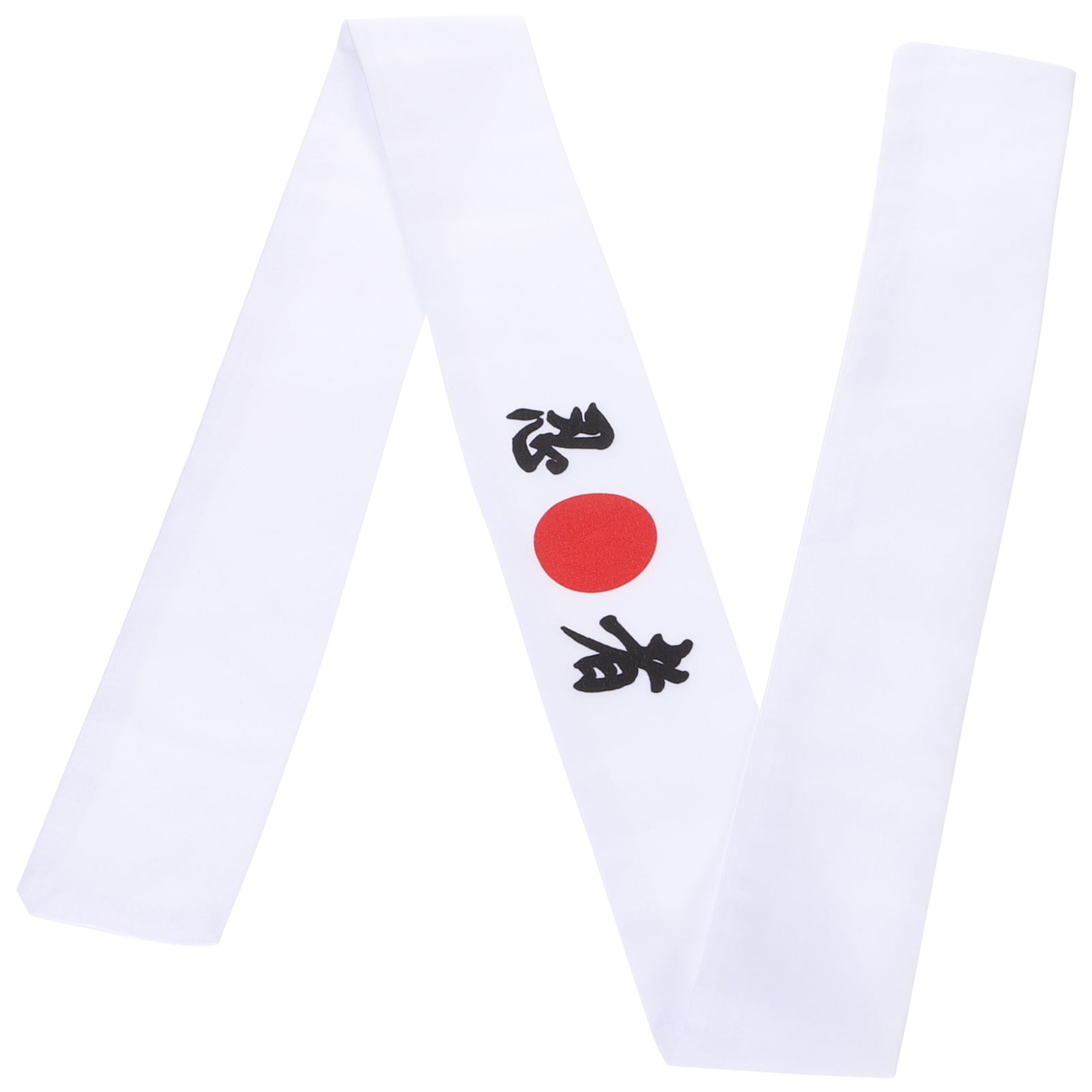 ADDHAT White Cotton Japanese Style Headband for Cooking, Exercise, and ...
