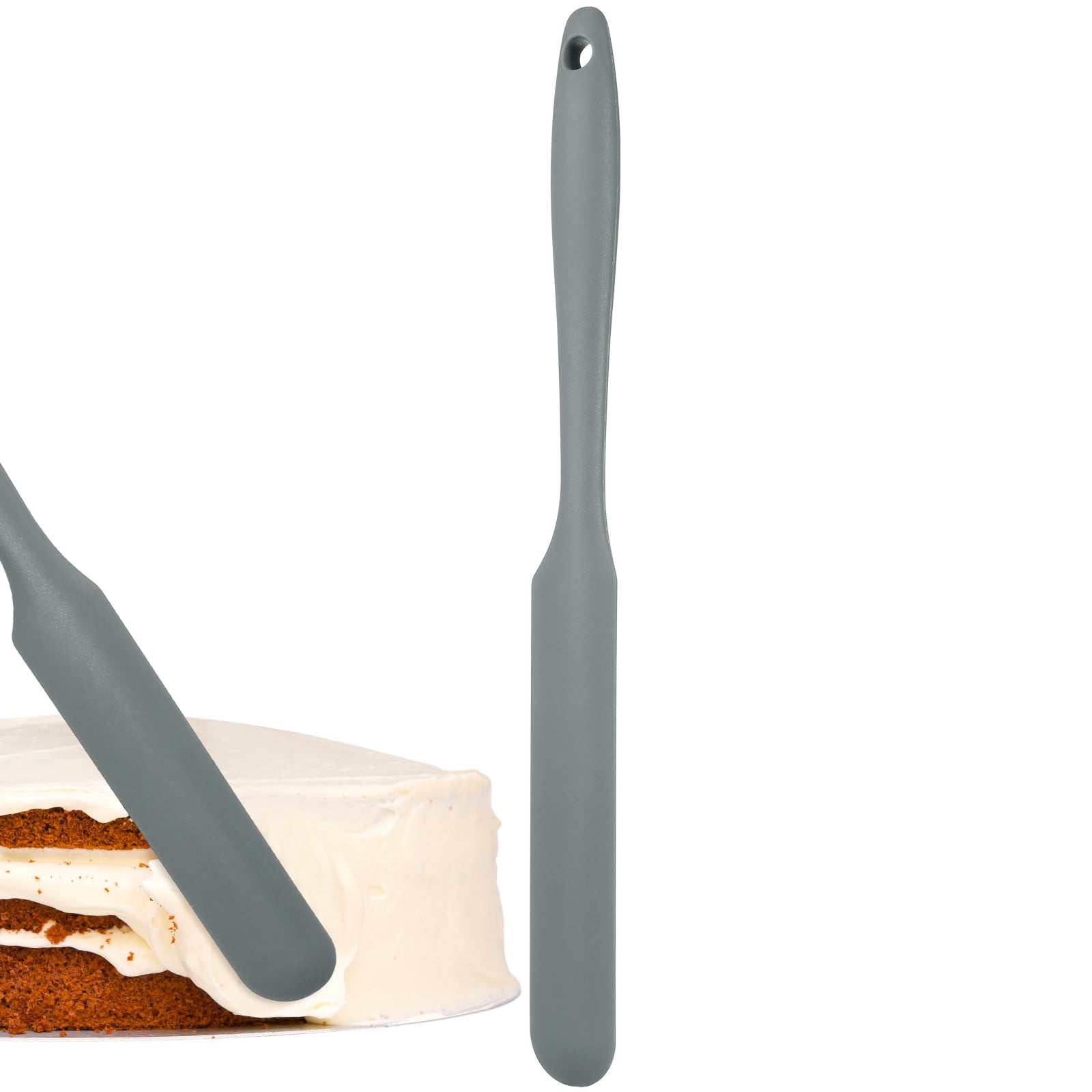 ADDHAT Kitchen Scraper Tool Baking Spatula Silicone Food-grade Silicone ...