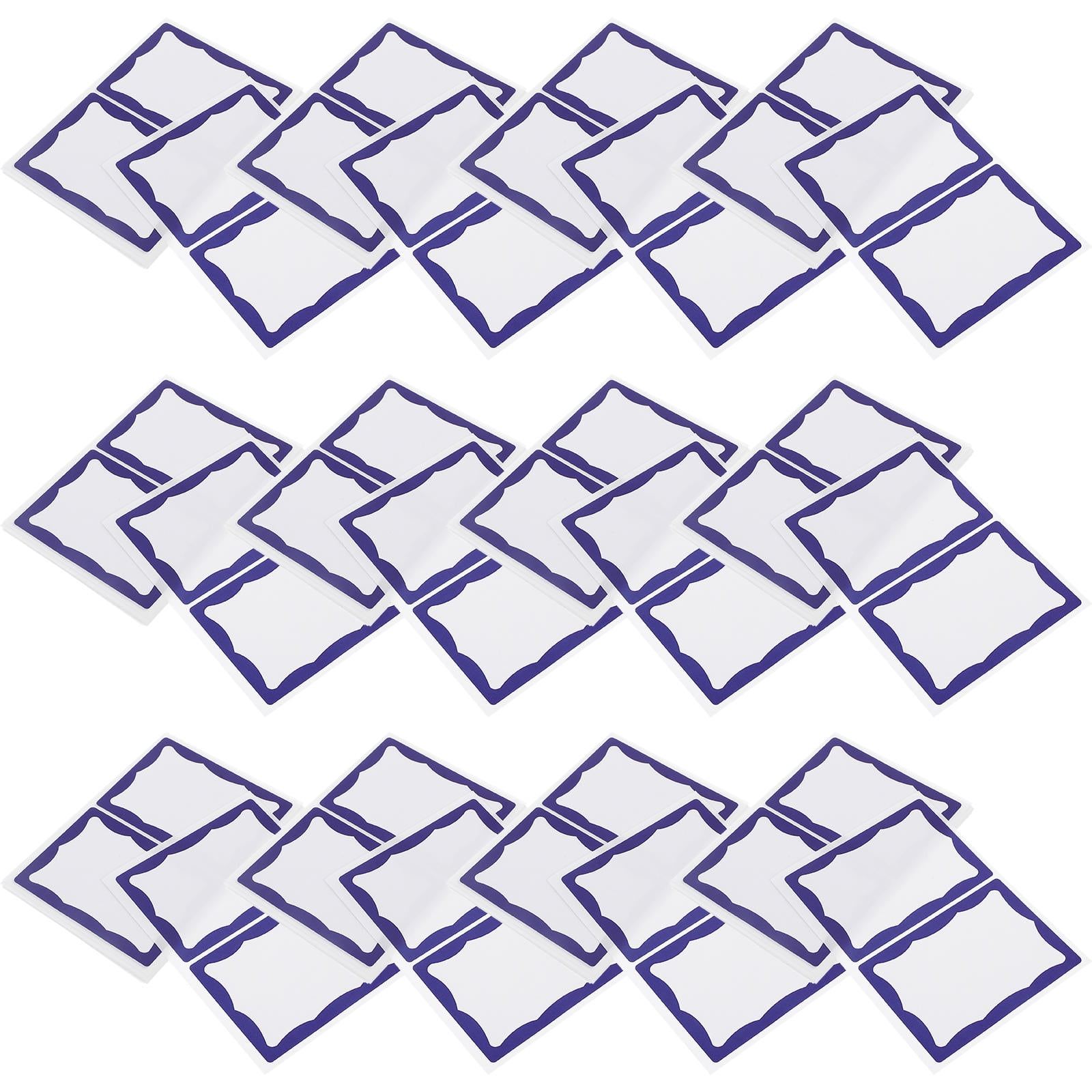 ADDHAT Labeling Stickers 160Pcs Rectangular Paper Name Tags for ...