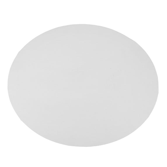 ADDHAT Linen Canvas Board for Painting White Oval Shape 19.7x16inch ...
