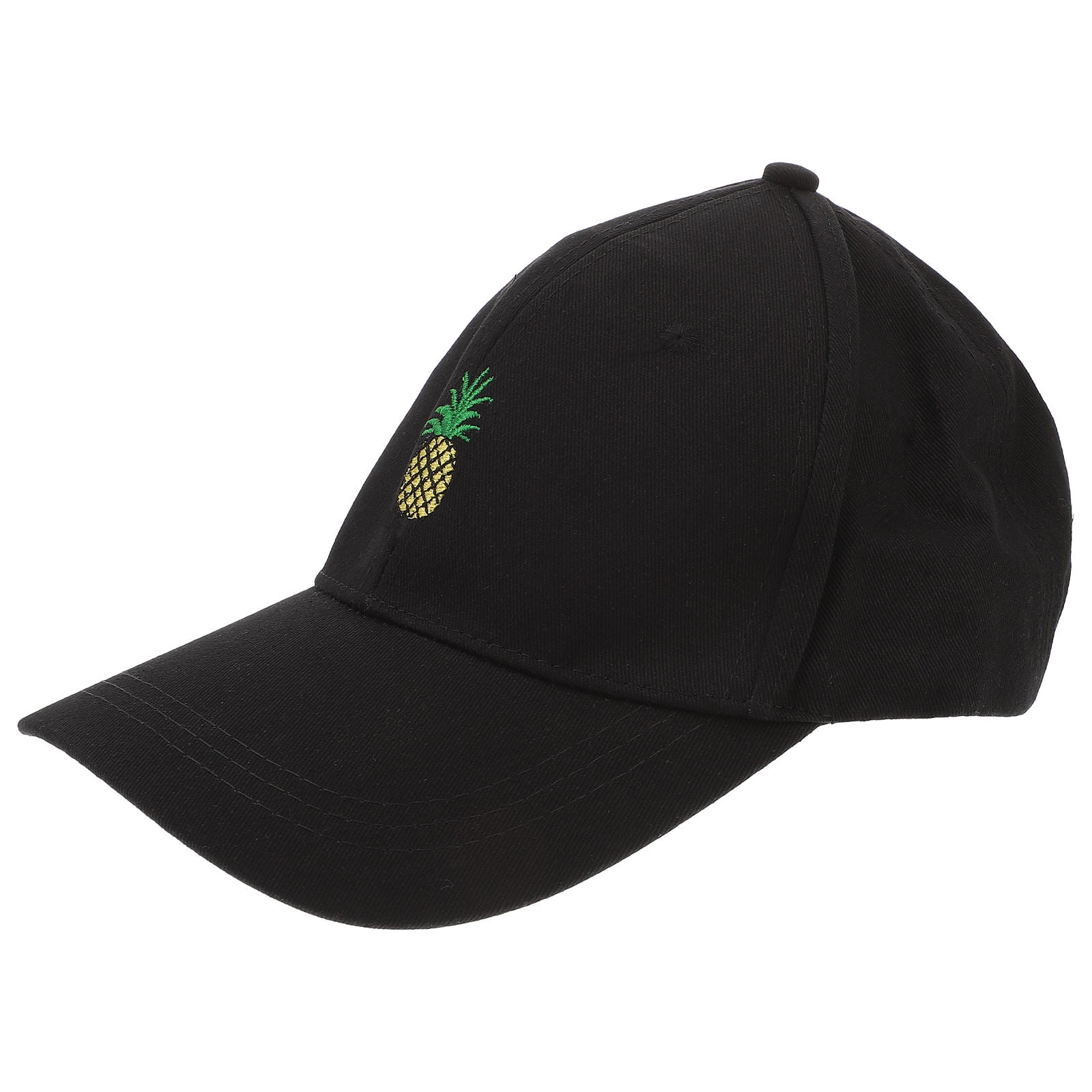 ADDHAT Unisex Addhat Low Profile Black Embroidered Pineapple Baseball ...