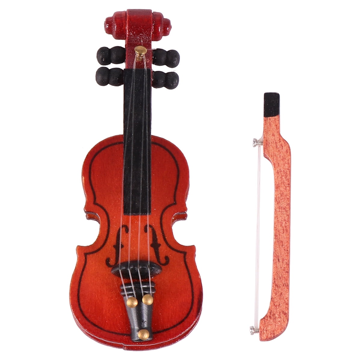 ADDHAT Mini Violins Model Simulation Violins Dollhouse Accessories ...