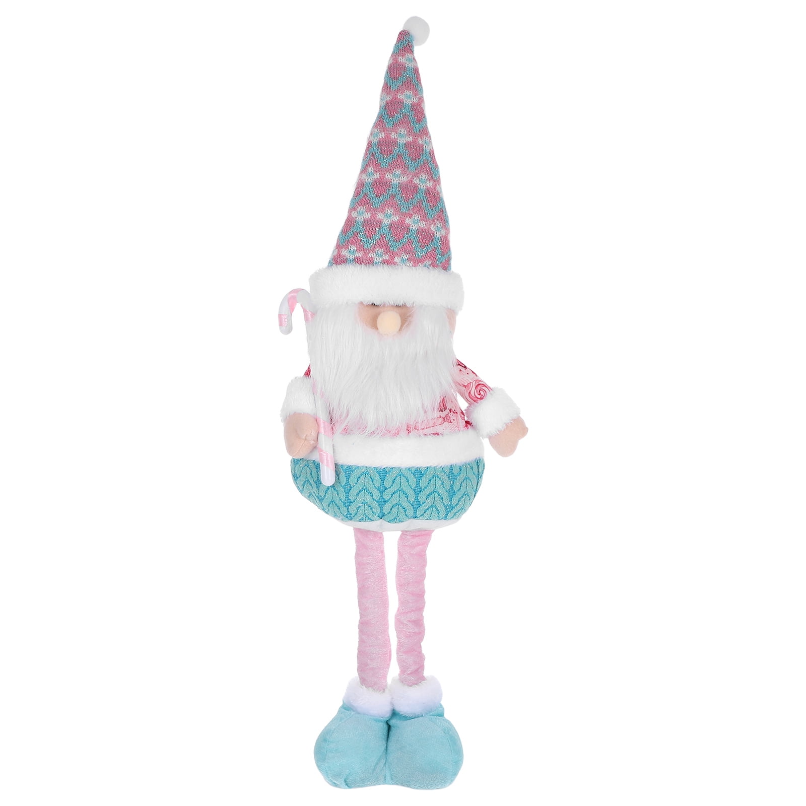 ADDHAT Pink Telescopic Santa Claus Figurine Creative Christmas Home ...