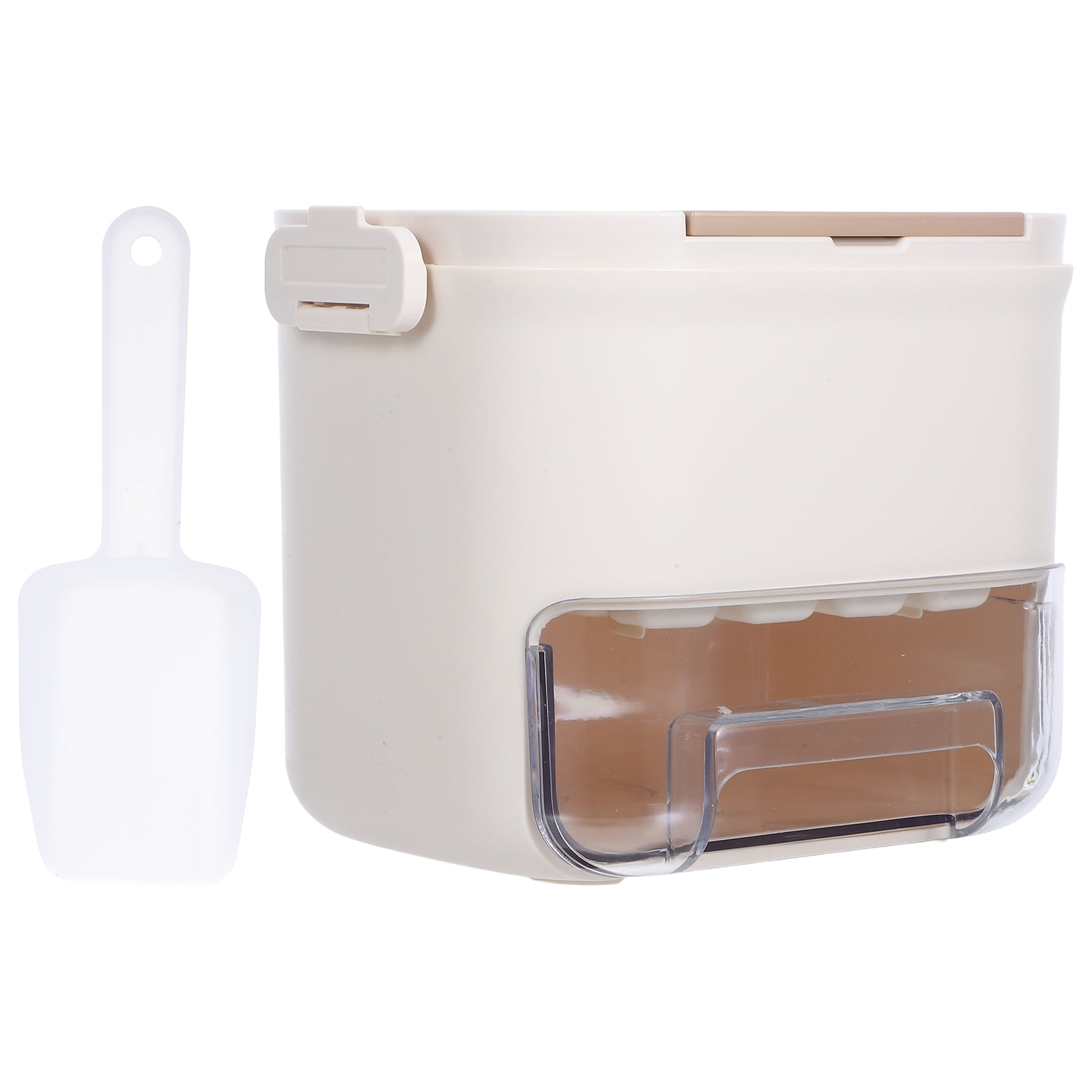 ADDHAT Ice Maker Box Addhat Plastic Multipurpose Mold Ivory for Kitchen ...