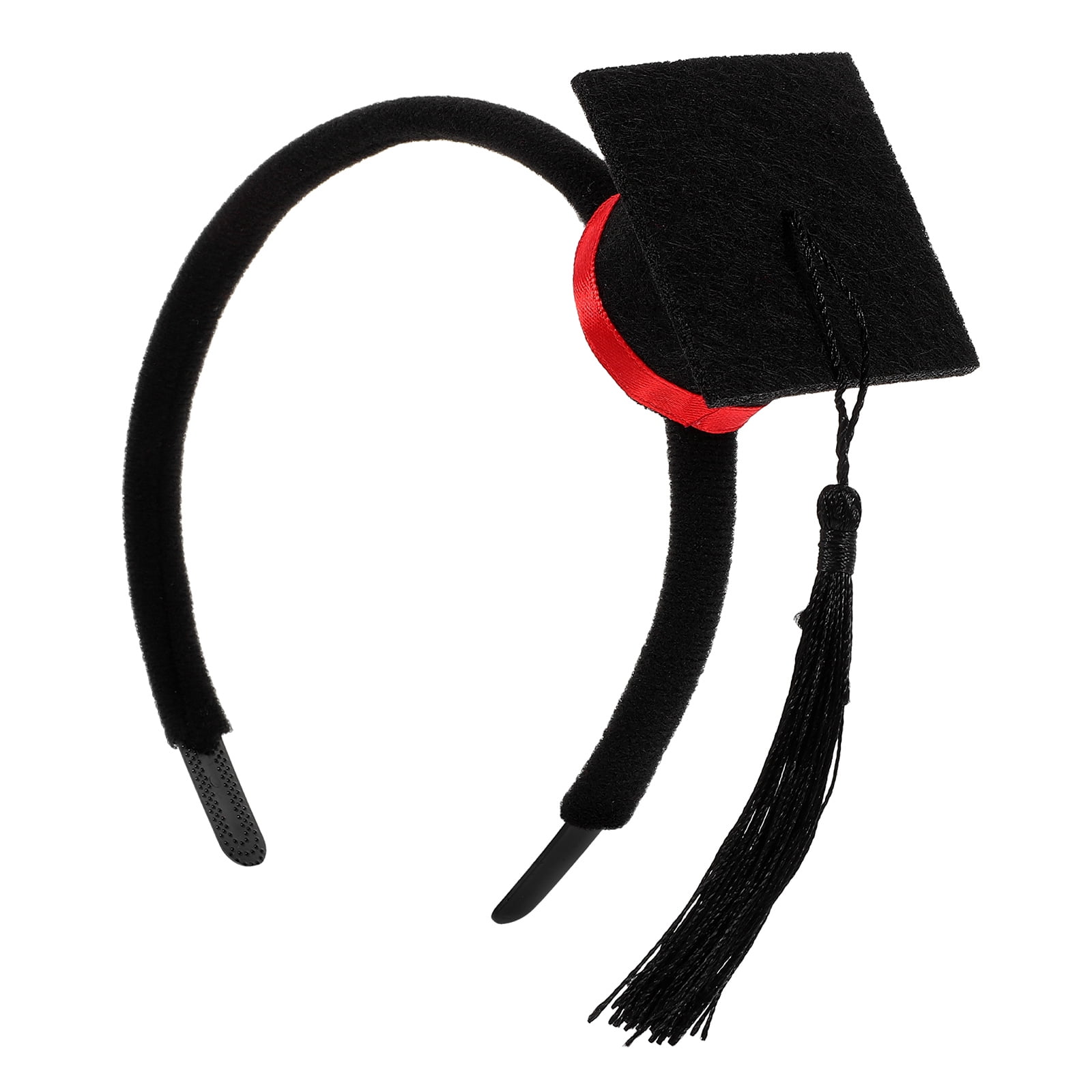 ADDHAT Secures Graduation Cap Headband Red 1Pcs - Walmart.com