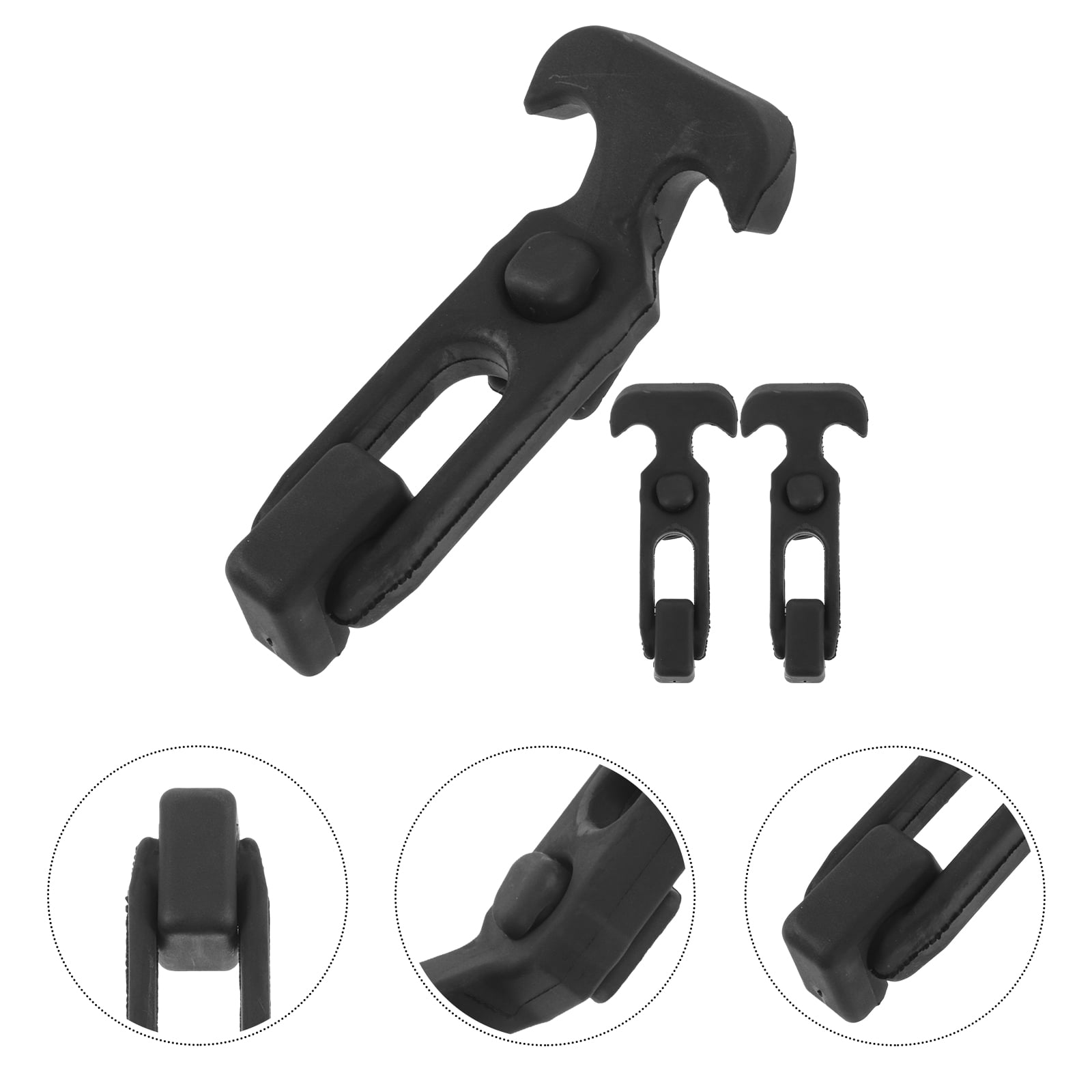 ADDHAT Rubber T-Handle Toolbox Hasp with 4.13x1.77x0.51in Size Non ...