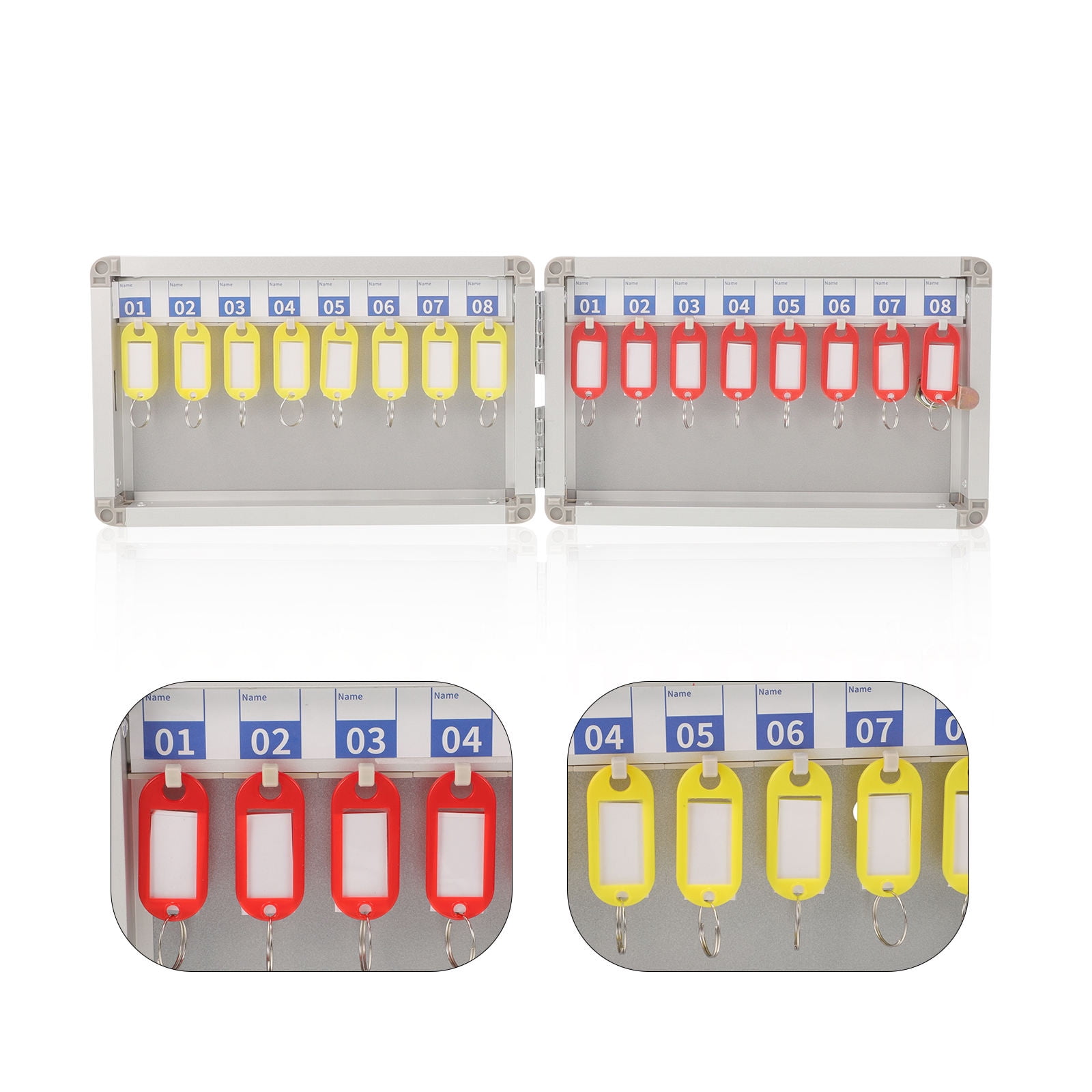 ADDHAT Safe Key Holder 1Set Wall Storage Key Management Box Assorted ...