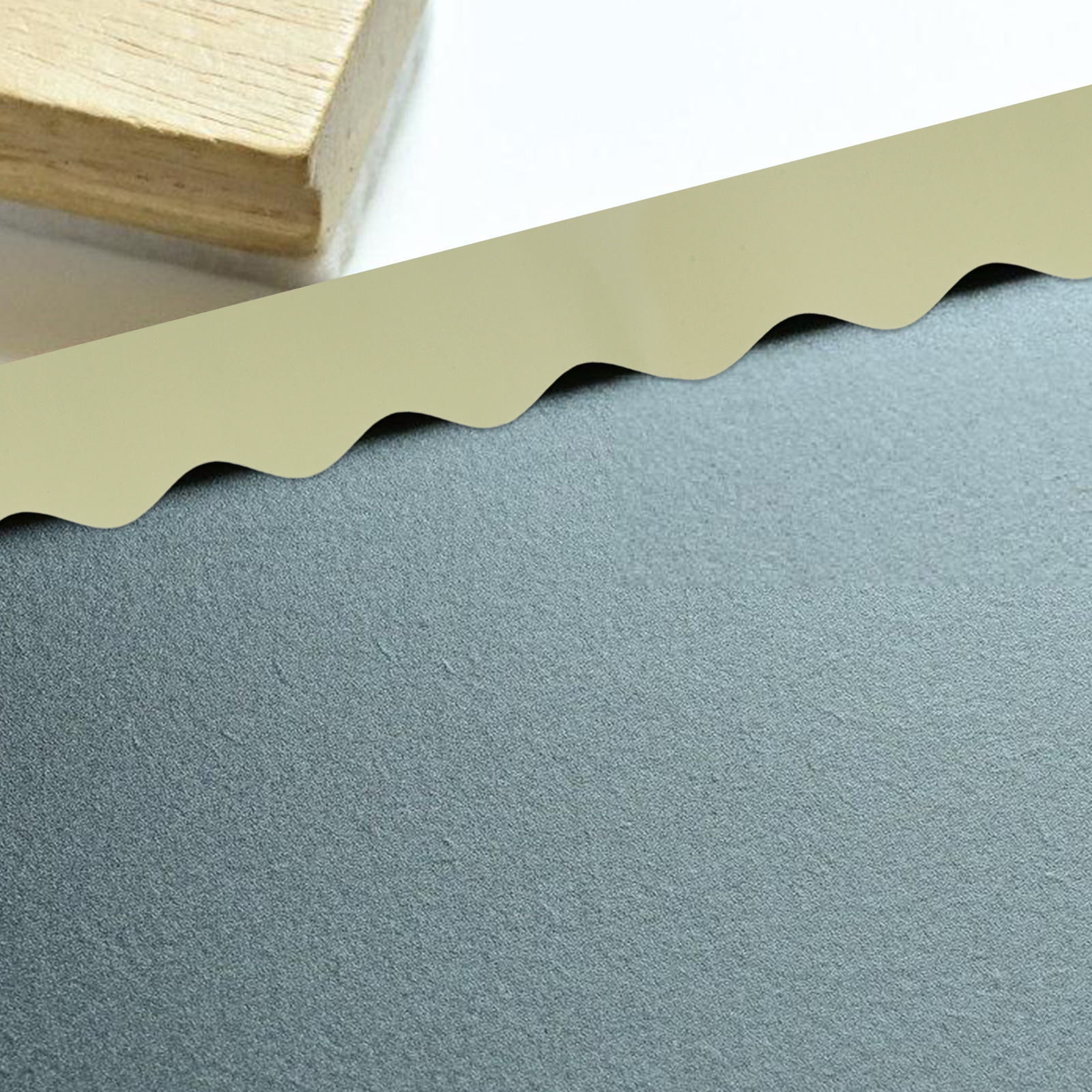 ADDHAT Assorted Color Paper Bulletin Board Borders Scalloped Edge for ...