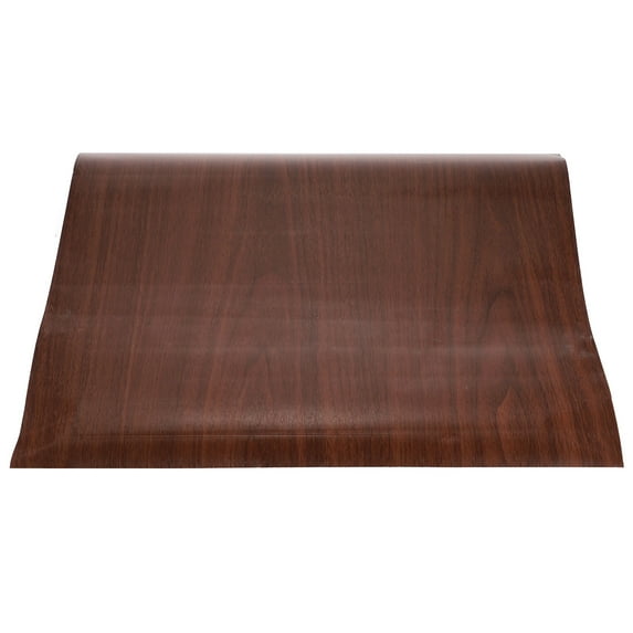 ADDHAT Self Adhesive Wood Grain Wall Sticker Brown for Cupboard and ...