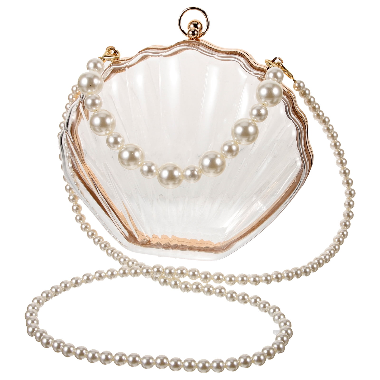 ADDHAT Shell Shaped Acrylic Crossbody Bag for Women, Fashionable ...