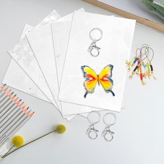 ADDHAT Shrink Sheet Kit For Leisure Activities Shrinky Paper Assorted ...