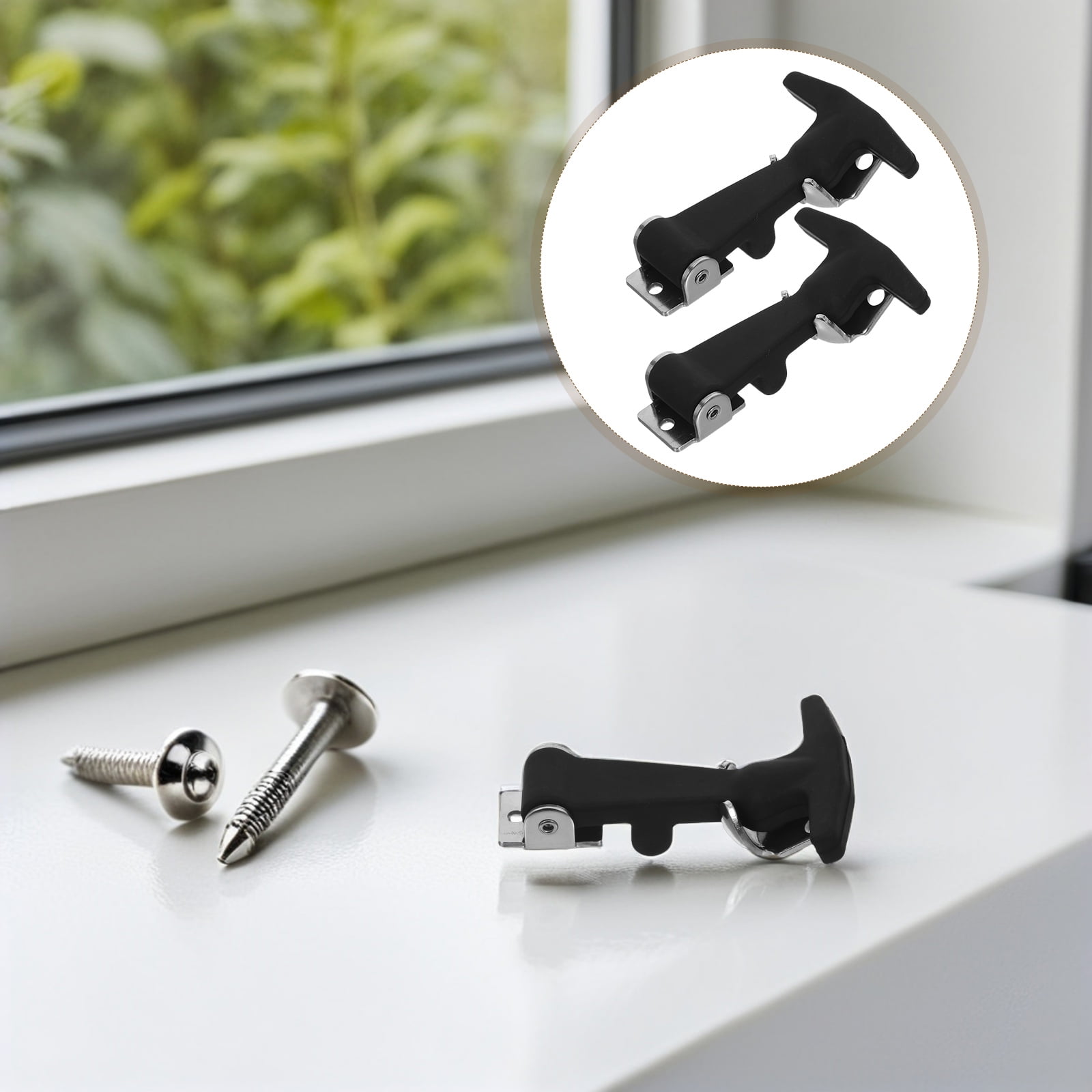 ADDHAT Stainless Steel T-Handle Latch with Rubber Seal for Coolers and ...