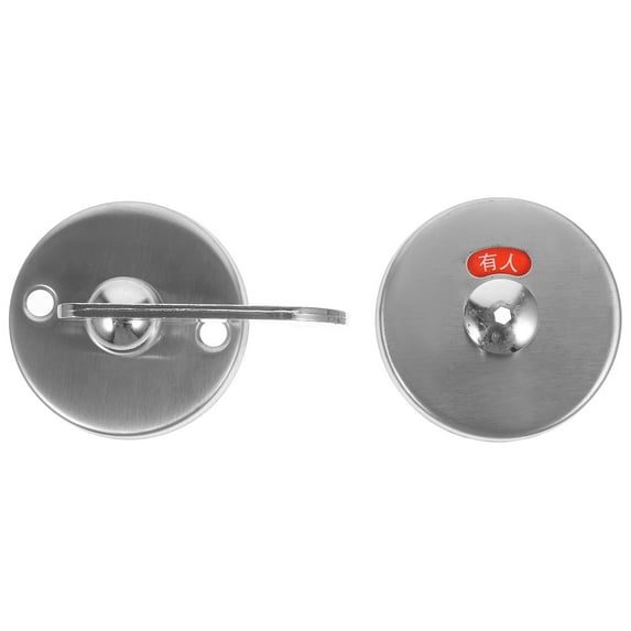 ADDHAT Silver Bathroom Stall Door Latch Durable Commercial Door Handle ...